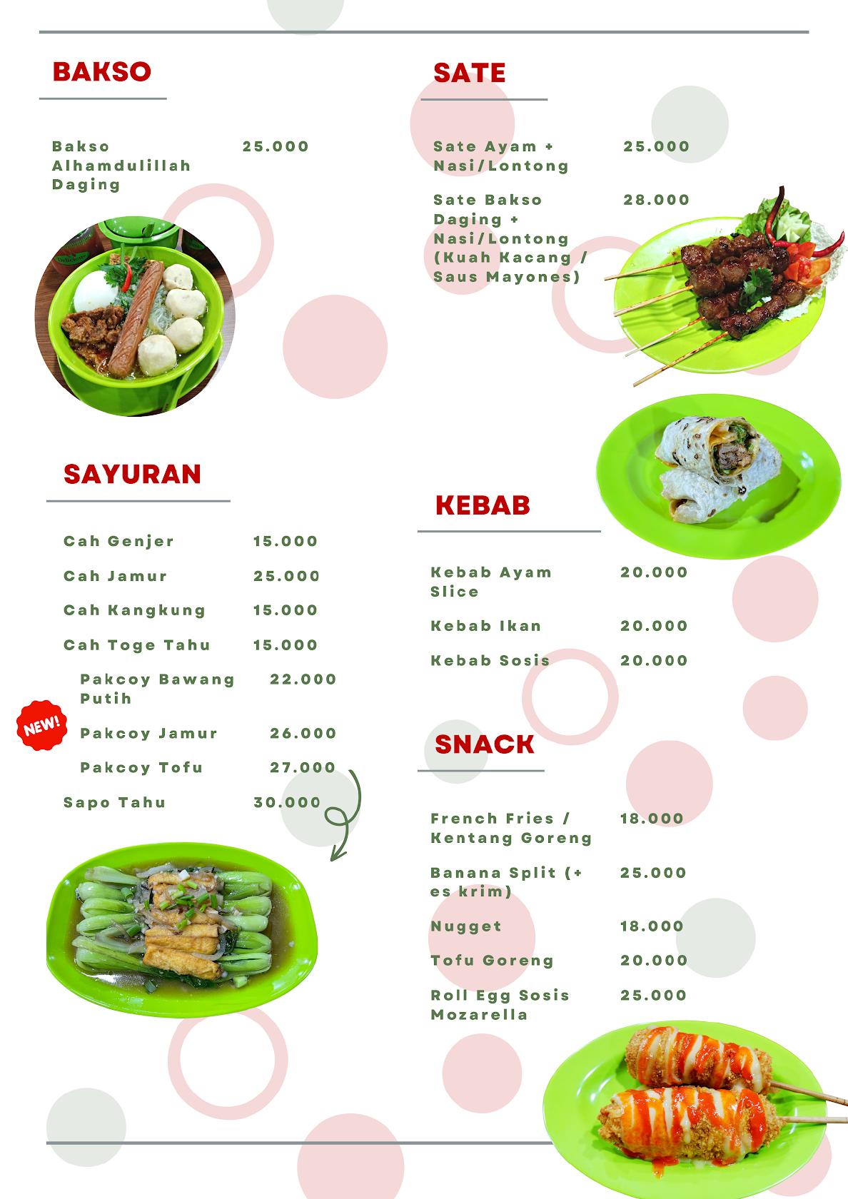 Menu at Resto & Cafe Four Falas, Sambas