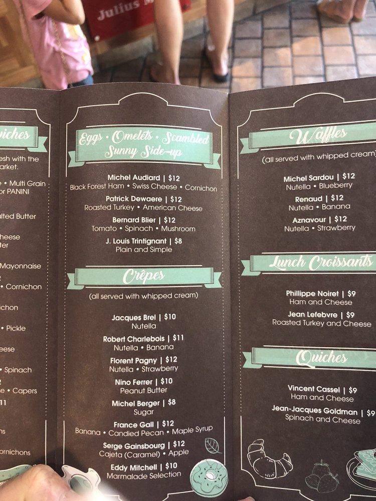 Menu at Anna's Coffee Shop desserts, Fort Lauderdale