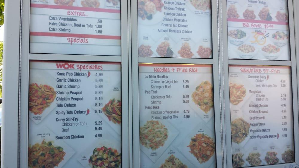 Menu at Magic Wok fast food, Maumee, 720 Conant St