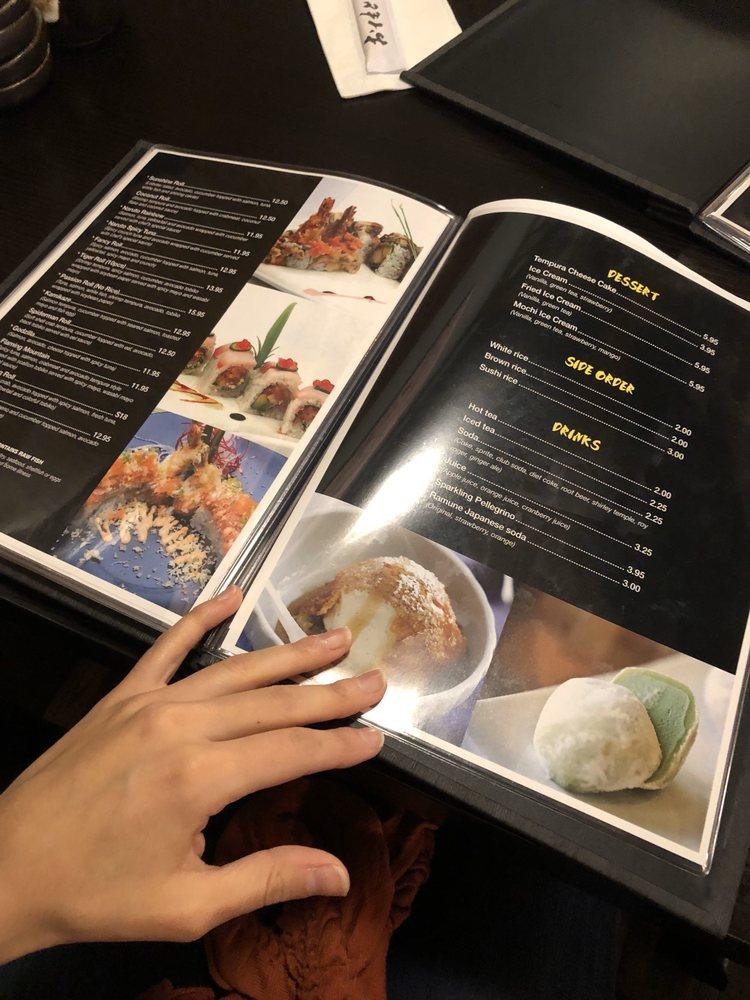 Menu at Miso restaurant, Troy, 817 E Big Beaver Rd