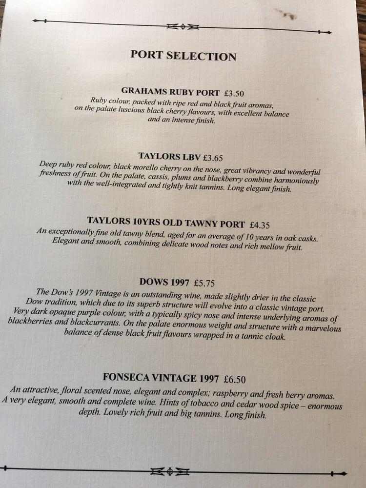 Menu at The Crystal Palace, Bath pub & bar, Bath