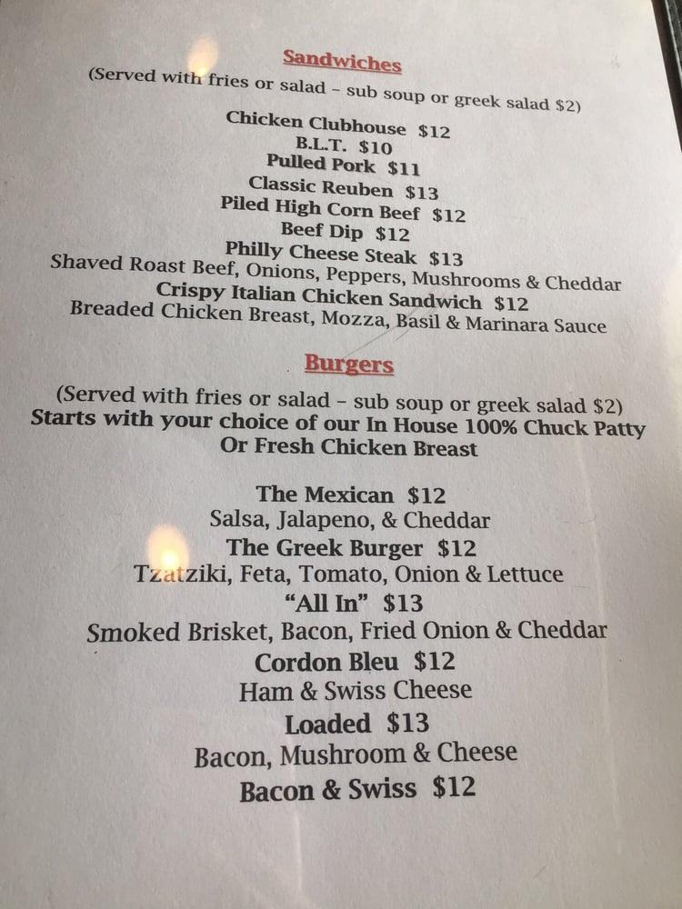 Menu at Little Greek Restaurant, Surrey