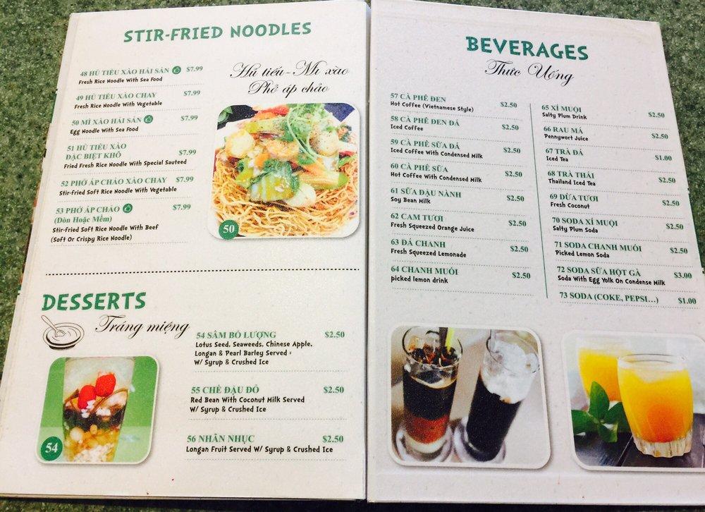 Menu at Pho 45 - La Mirada restaurant, La Mirada, La Mirada Blvd