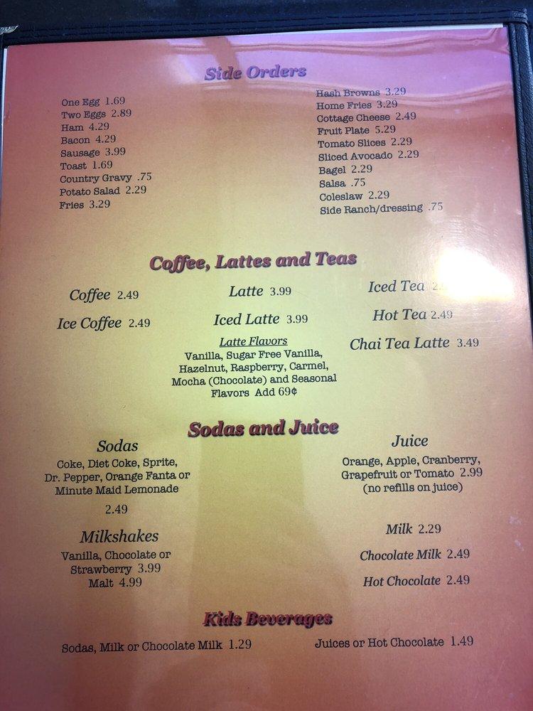 Menu at New Day Cafe, Las Vegas, S Decatur Blvd #100
