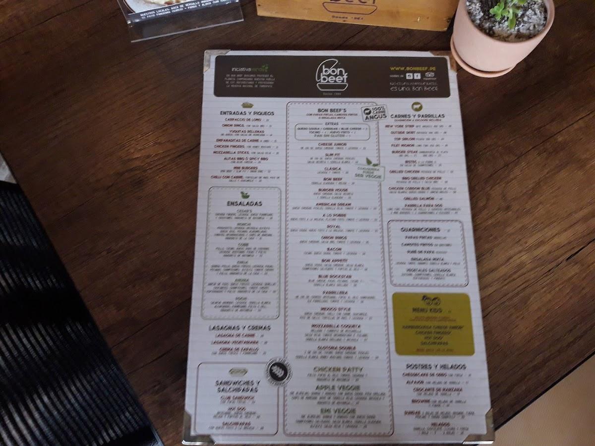 Carta del pub y bar Bon Beef - Paseo Fibra (Magdalena), Lima, 381