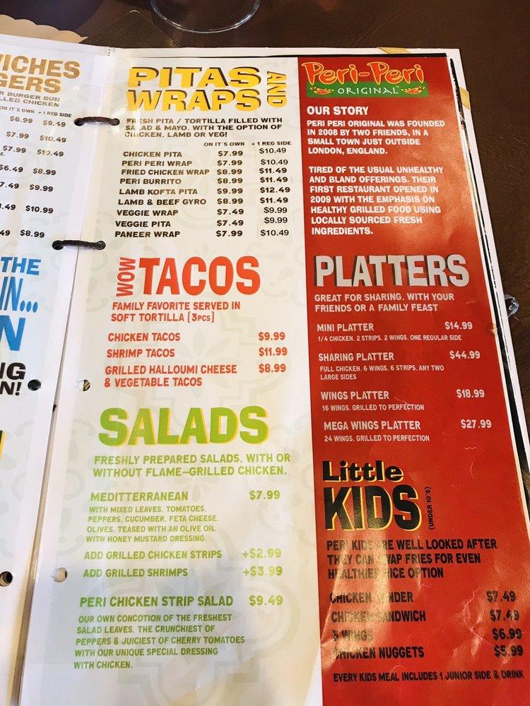 Menu at Spice Village restaurant, Herndon
