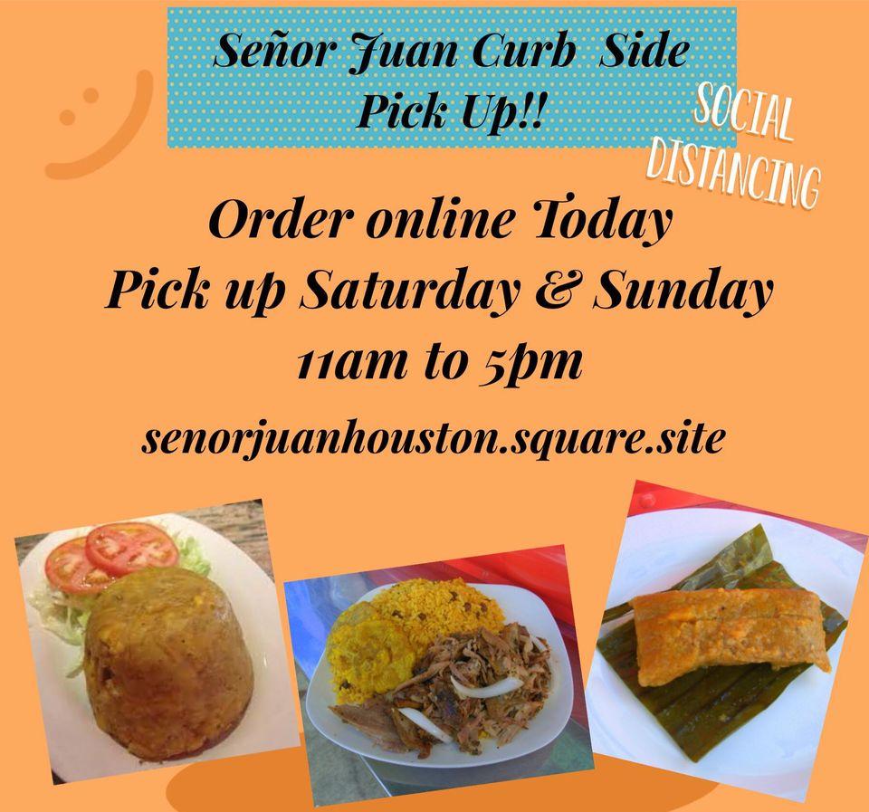 Menu at Señor Juan Puerto Rican Food restaurant, Houston, West Oaks ...