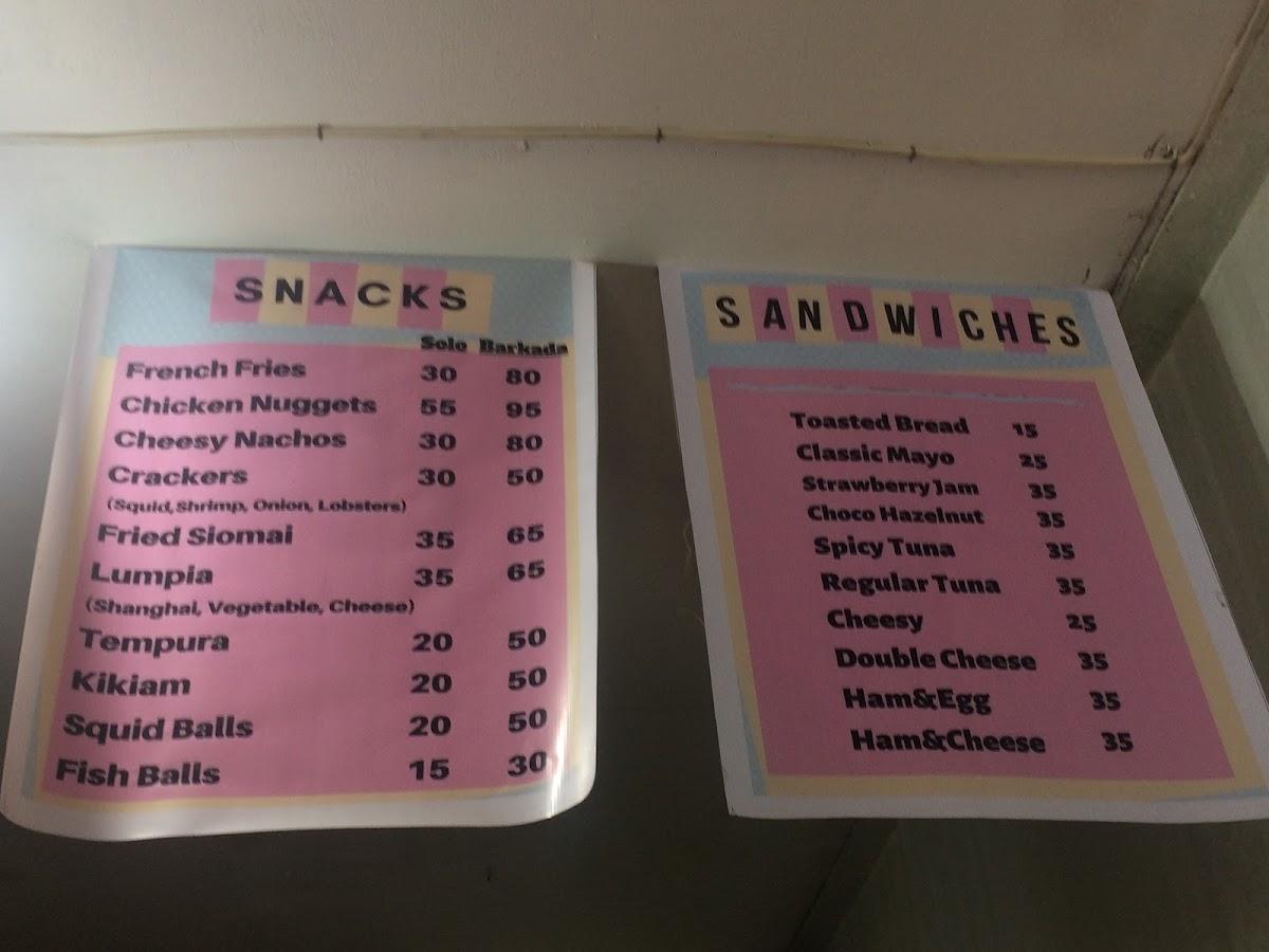 Menu at BeauTEA Milk Tea Hub restaurant, Dingle