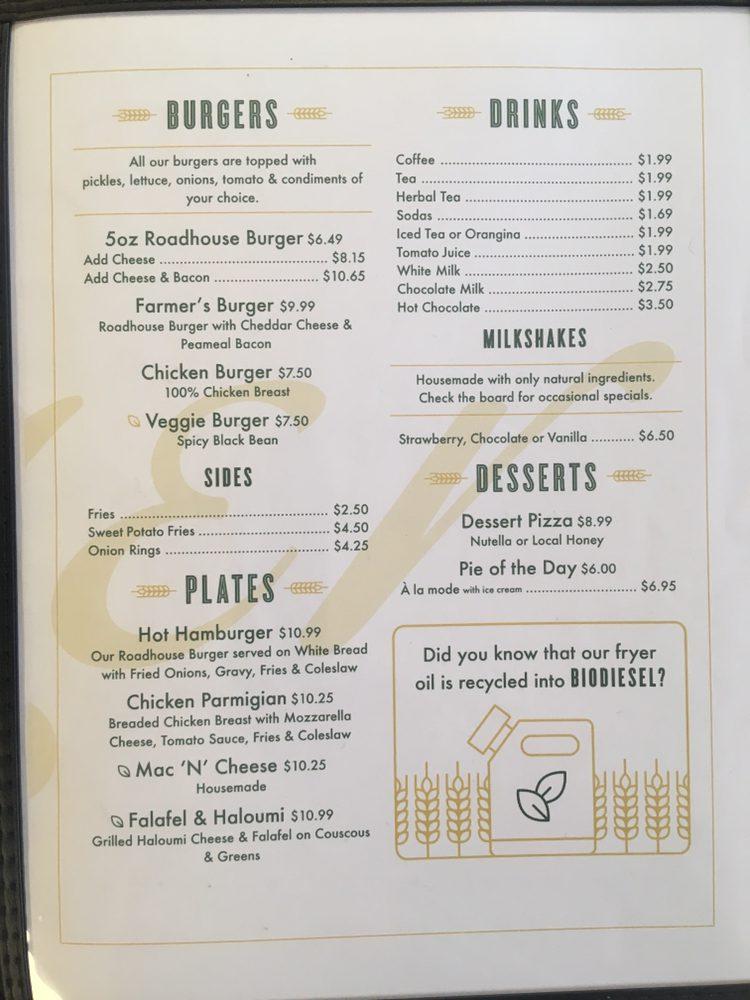 Menu at Pizza Perfect and Diner pizzeria, Creemore