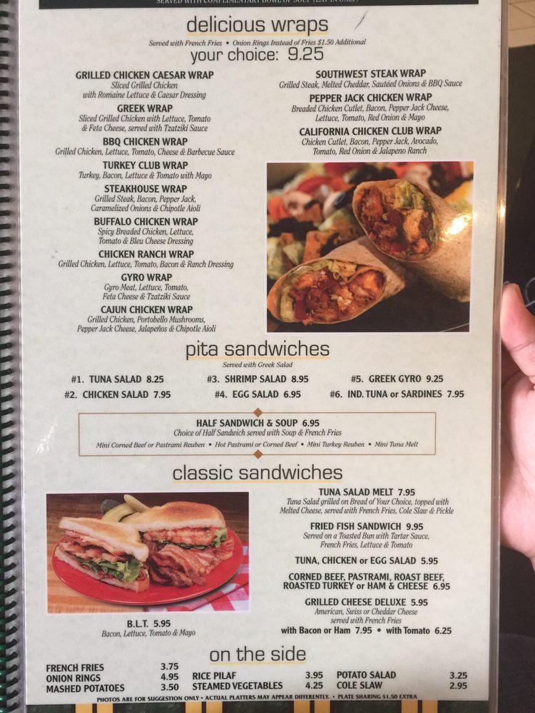 Menu at Veronica Plaza Diner & Restaurant, Franklin Township