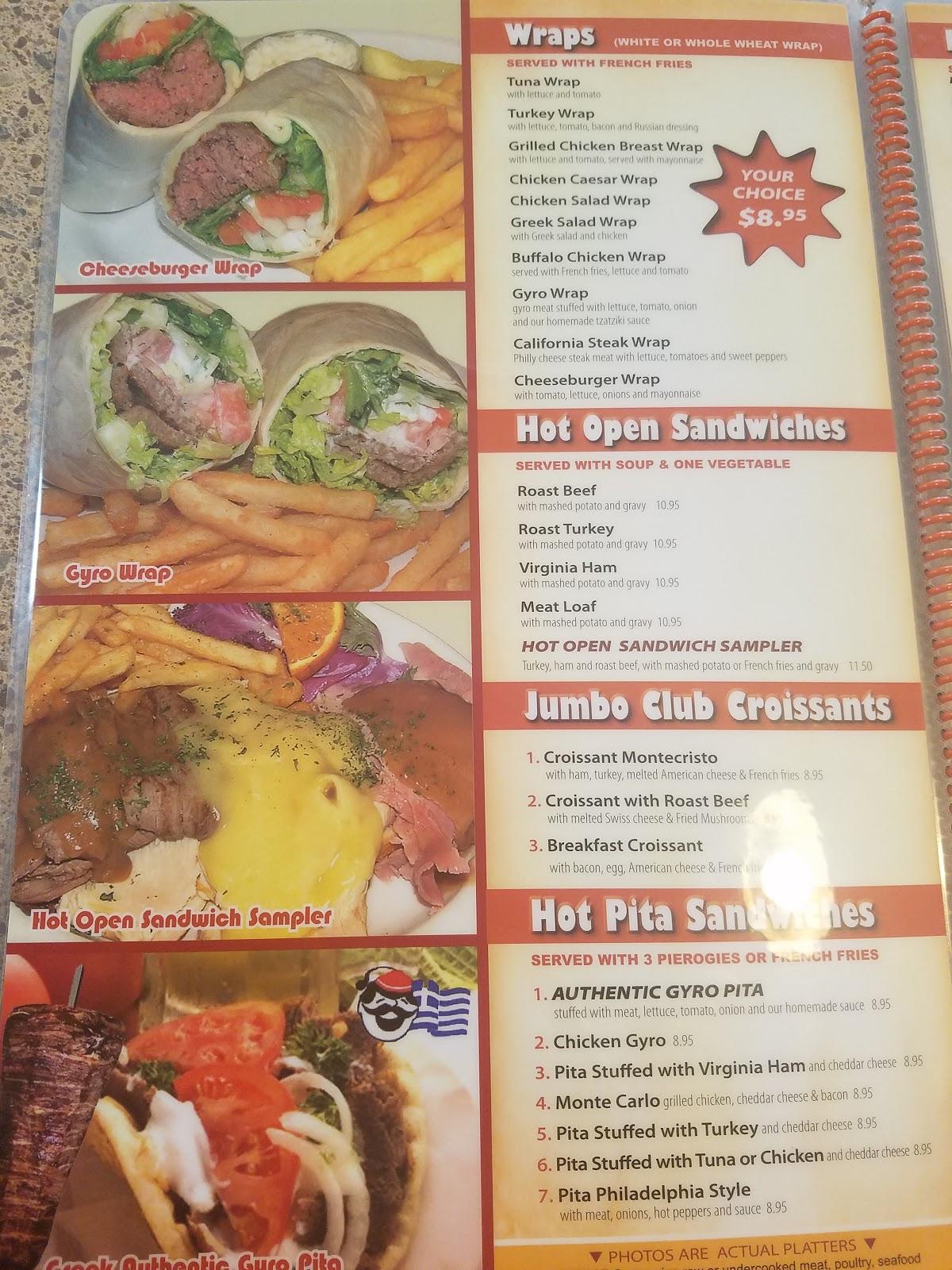 Menu at Dunmore Bucktown Diner restaurant, Dunmore