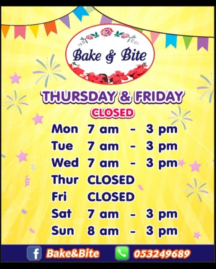 Menu at Bake & Bite restaurant, Chiang Mai, 3/7 2 Kaeo Nawarat Soi 3