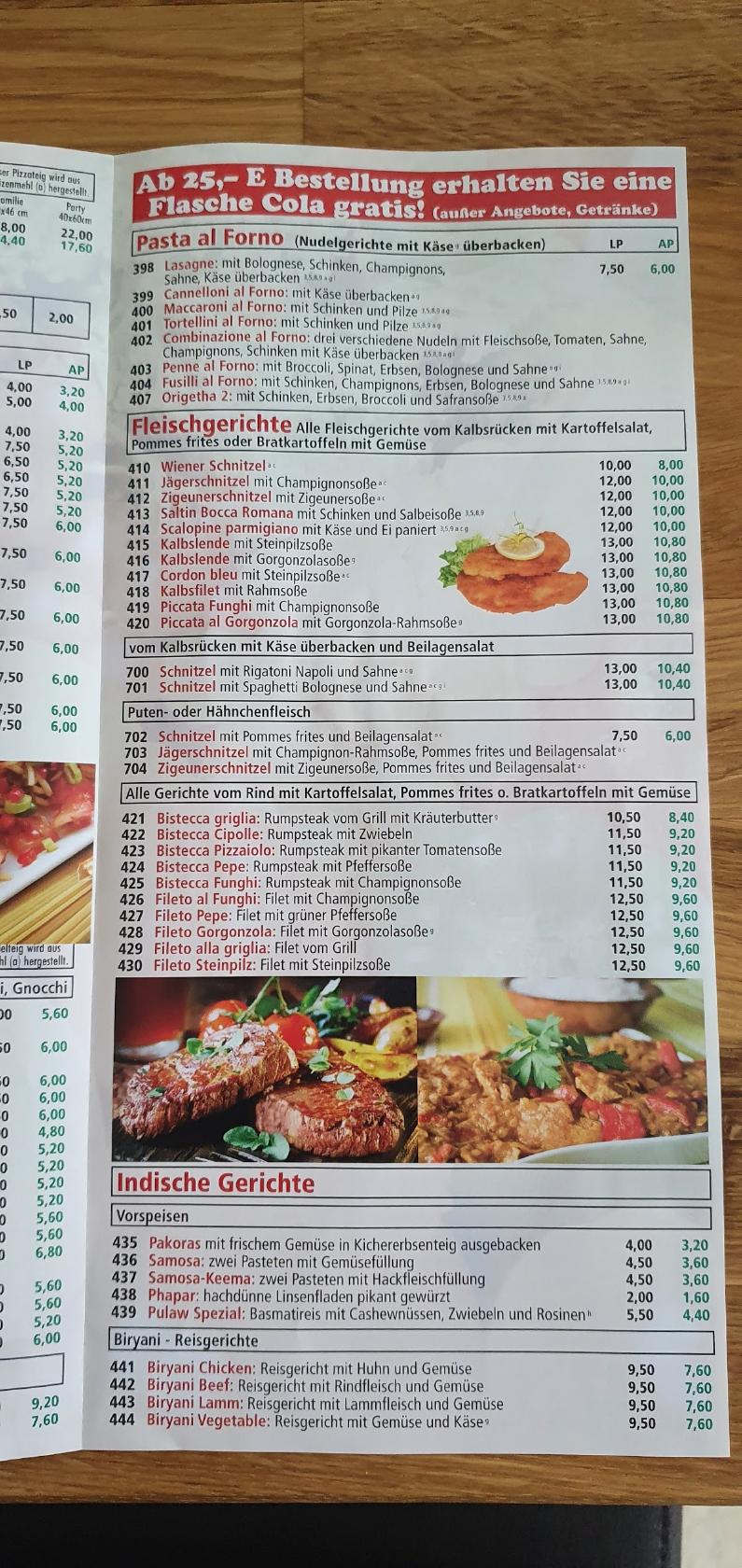 Menu at Pizza-Express Leone, Calw