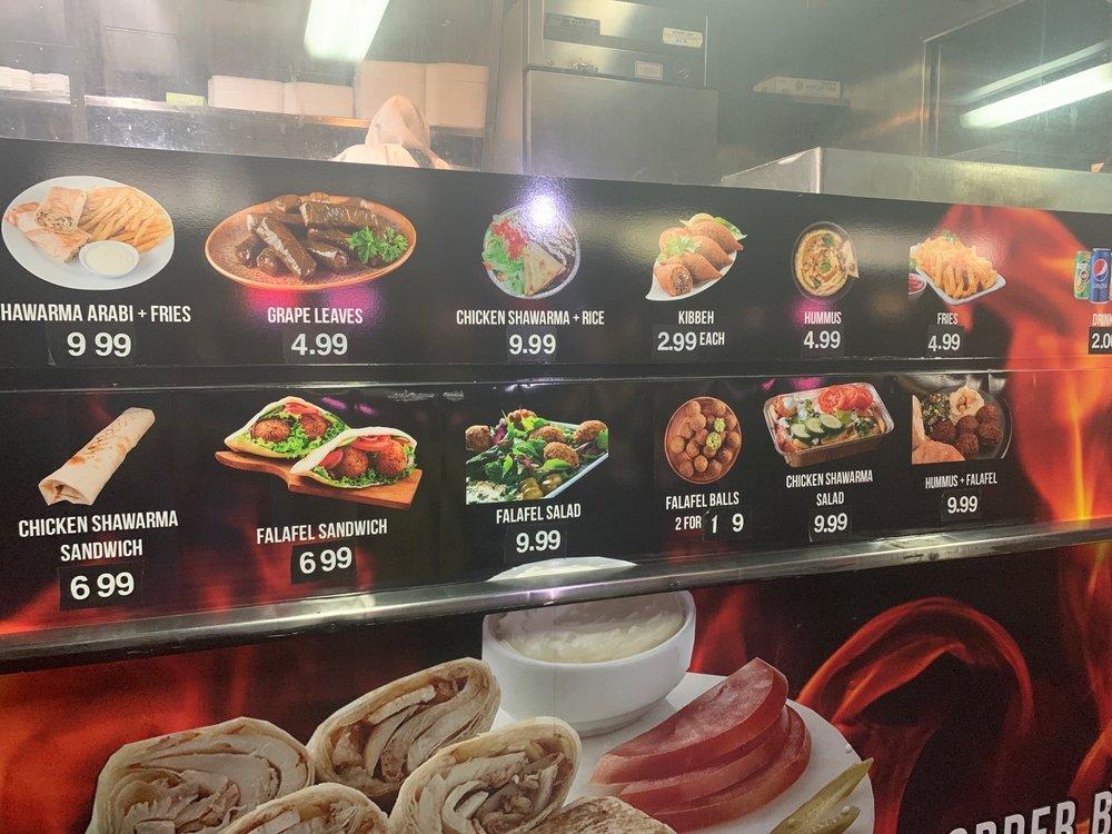Menu at Shawarma Plus LA Truck, Anaheim