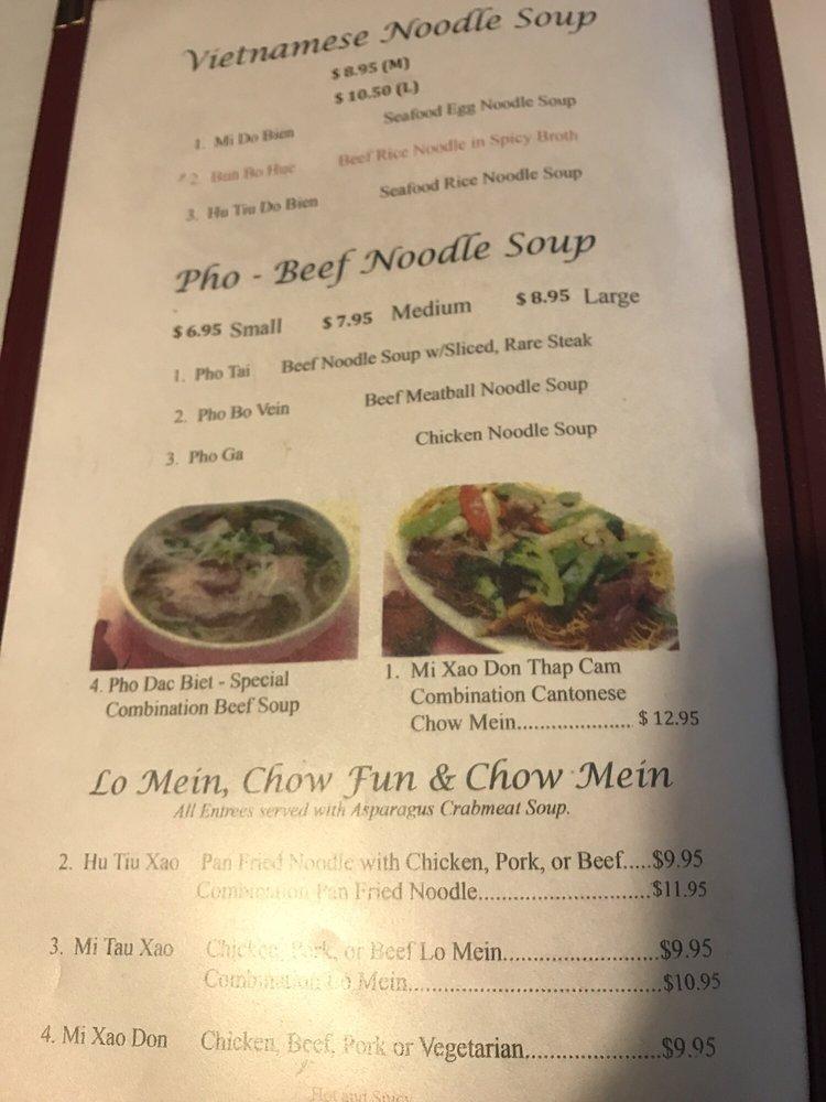 Menu at GOLDEN SAIGON Restaurant, Aurora