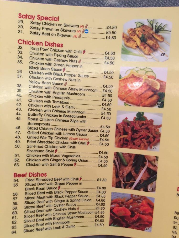 Menu at Golden Phoenix, London, 209 Whittington Road