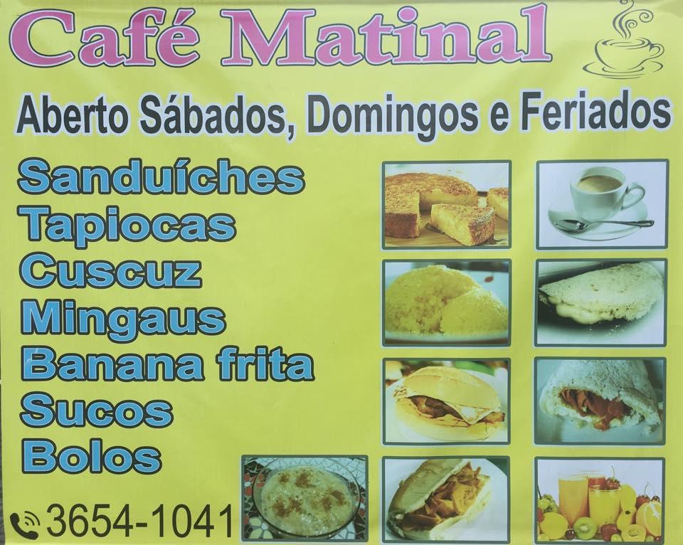 Menu em Café Matinal Da Cenara, Manaus