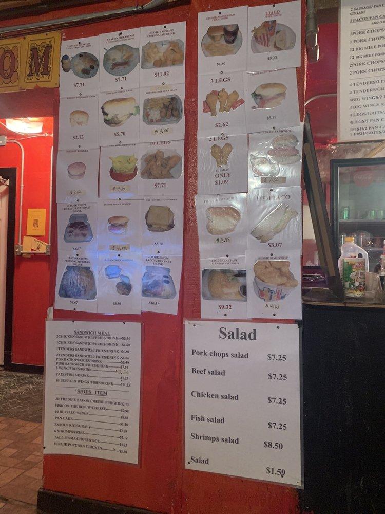 Menu at Log Cabin restaurant, Houston