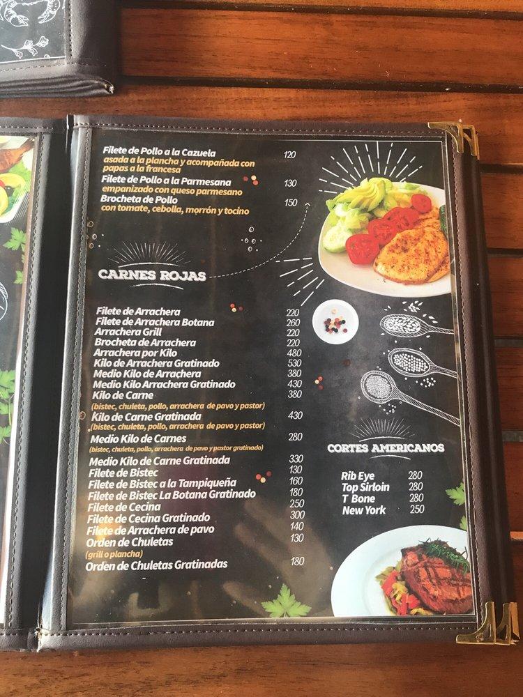 Menu at La Botana De Pelícanos pub & bar, Chetumal, Blvd. Bahía 70