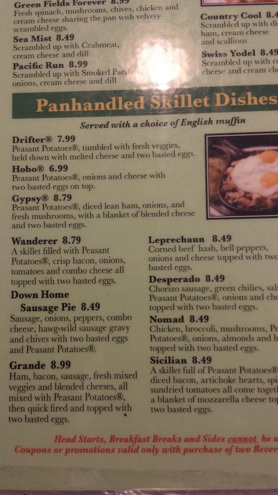 Menu at Le Peep restaurant, Edison, 561 US-1 #10e