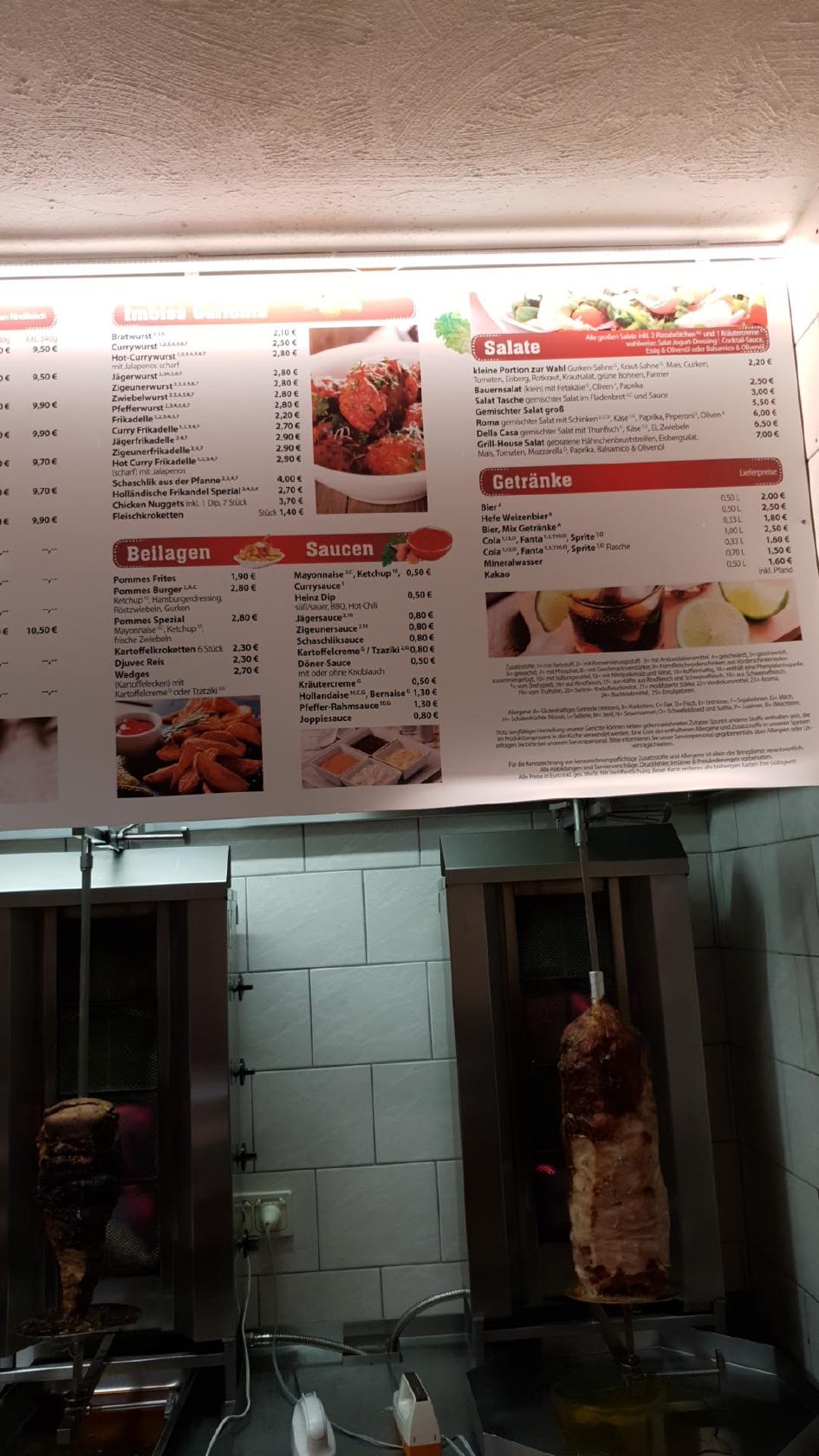Menu at GRILL HOUSE pizzeria, Dorsten, Ellerbruchstraße 99