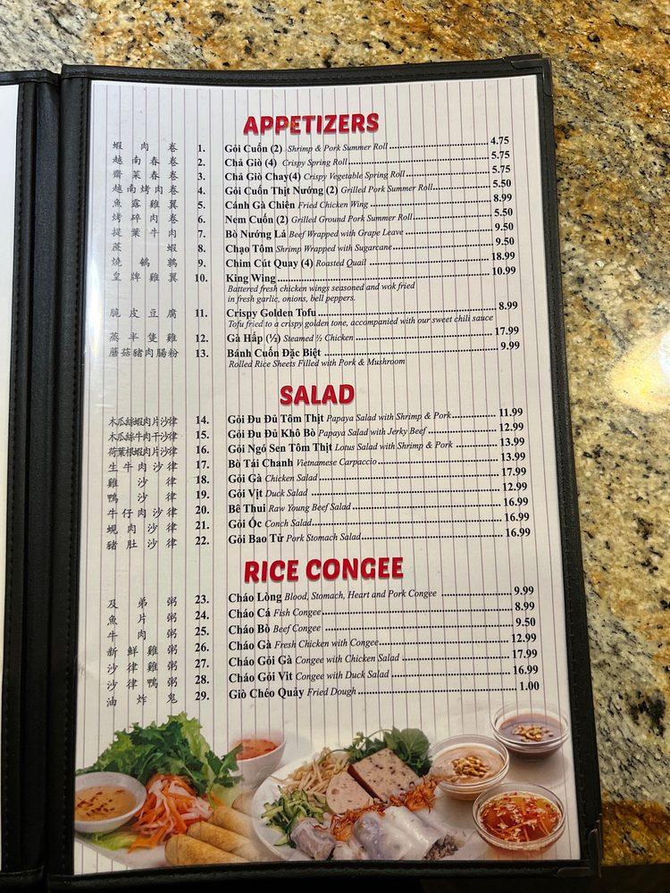 Thai Son Menu: Thai Son Chinatown Menu – TFSGHK