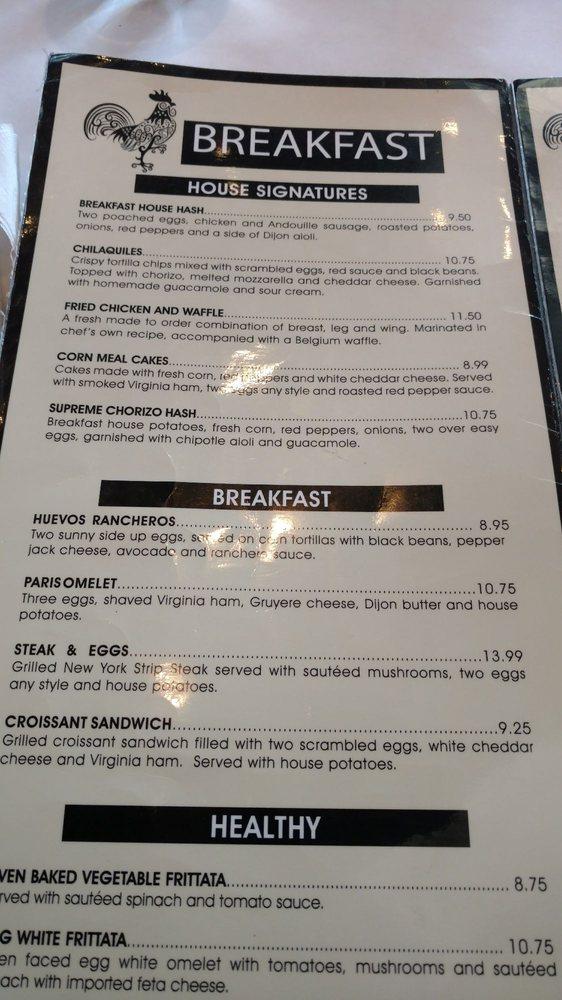 Menu at Breakfast House restaurant, Chicago, W Grand Ave