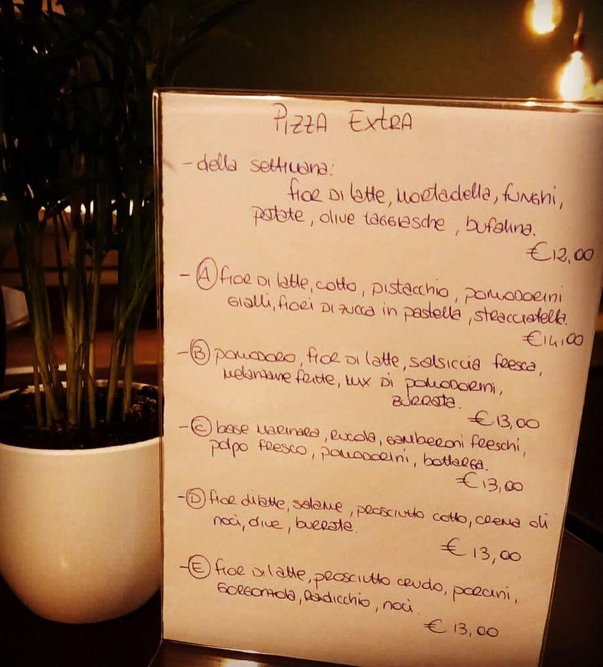 Menu da Ristorante Bar Tierra Coffee E Food, Olbia