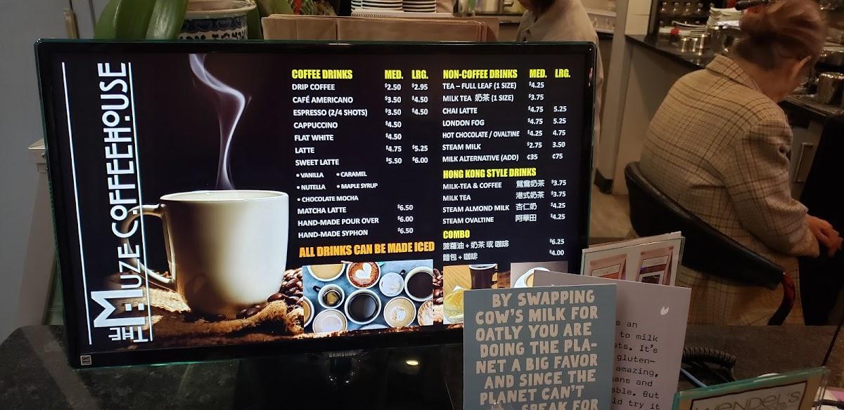 Menu at HIDDEN CORNER cafe, Calgary