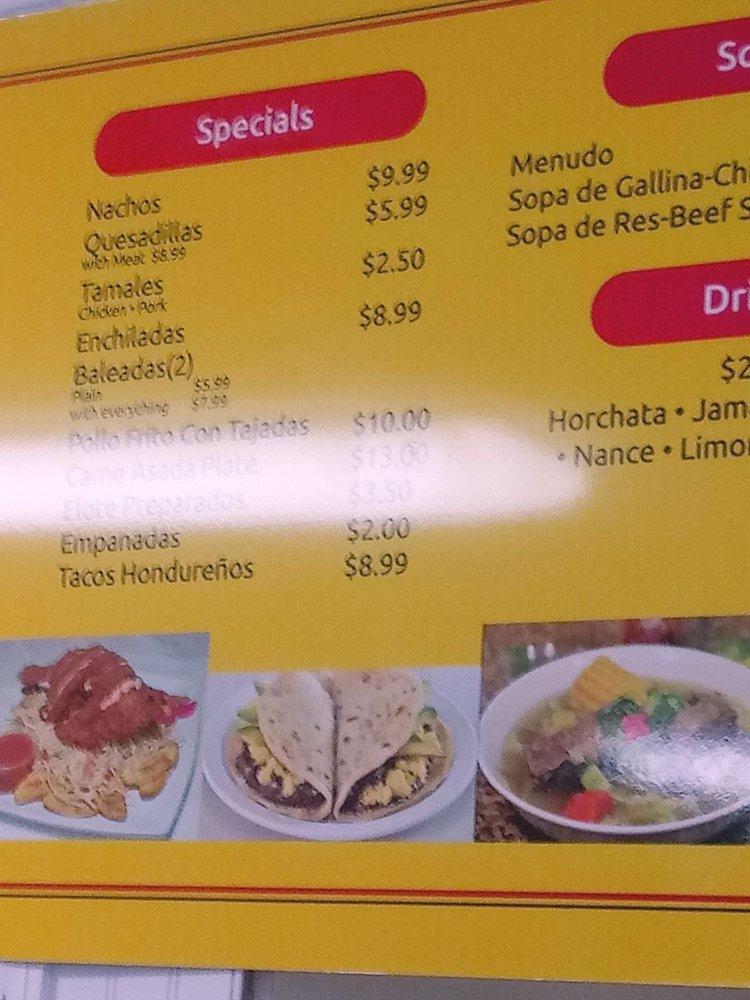 Menu at La Sabrosa Grocery & Restaurant Orange Park, Orange Park, Mound St