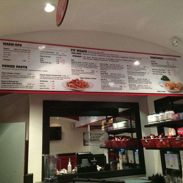 Menu at Muscle Maker Grill restaurant, New York City, 2nd Ave
