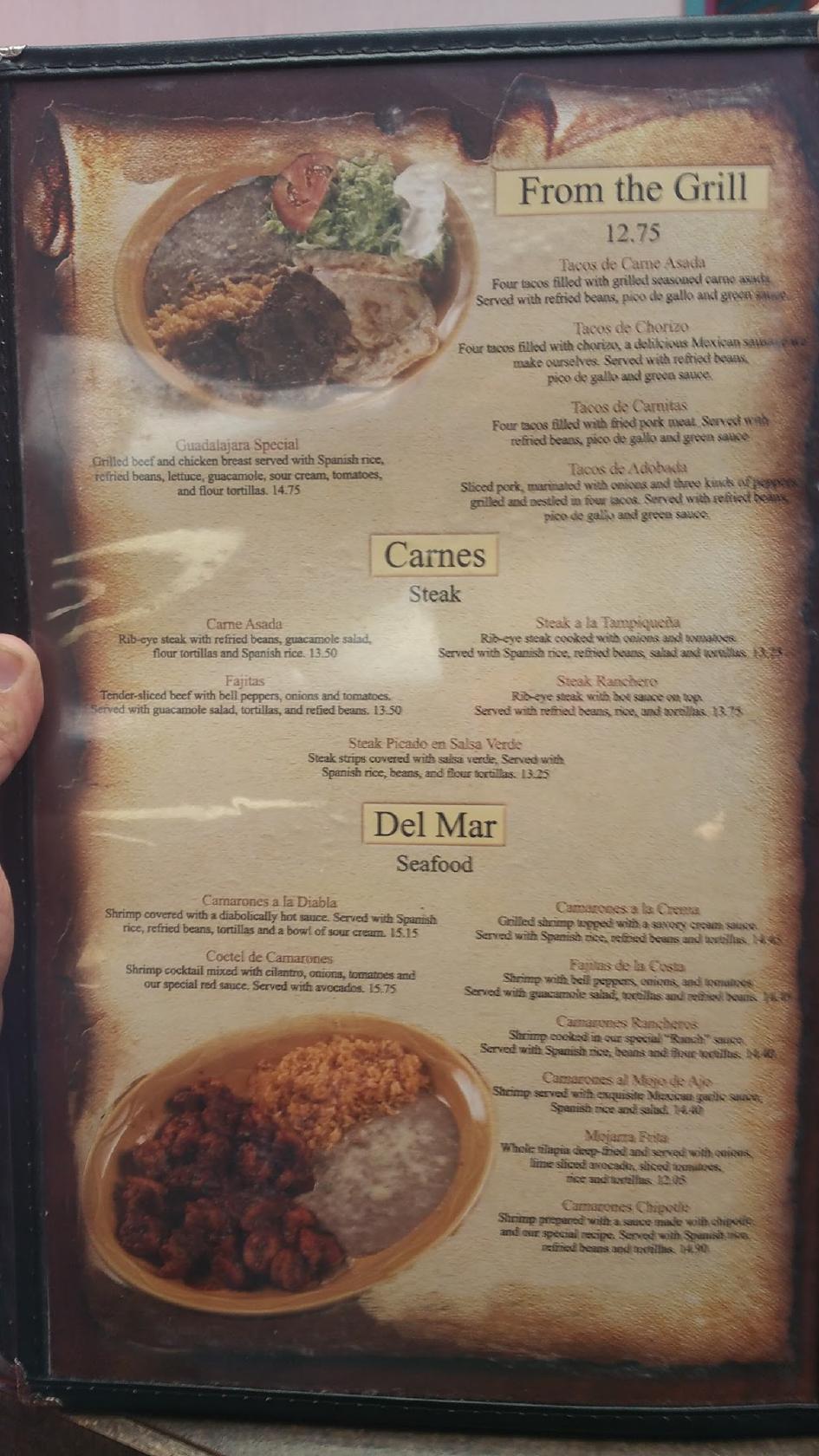 Menu at El Agave Family Mexican Restaurant, Rio Rancho