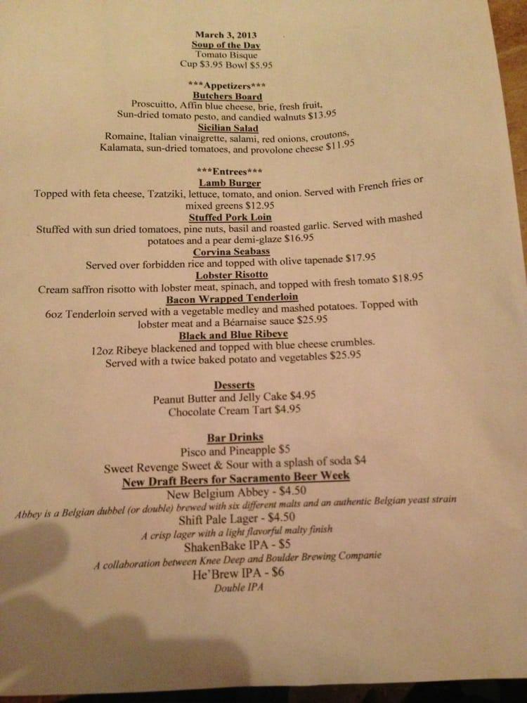 Menu at Bella Bru Cafe, Sacramento, Natomas Blvd Suite 100