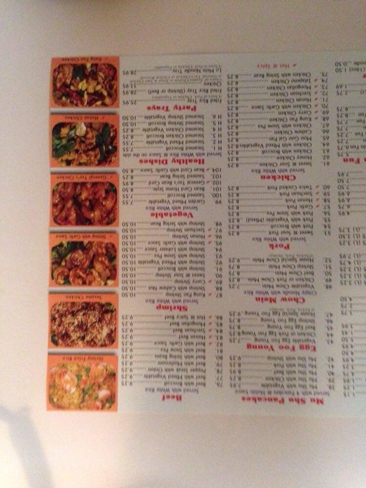 Menu at Golden Pot restaurant, McKinney, S Lake Forest Dr