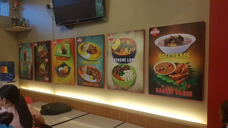 Menu at Kumpares restaurant, Concepcion, San Nicolas Pob.