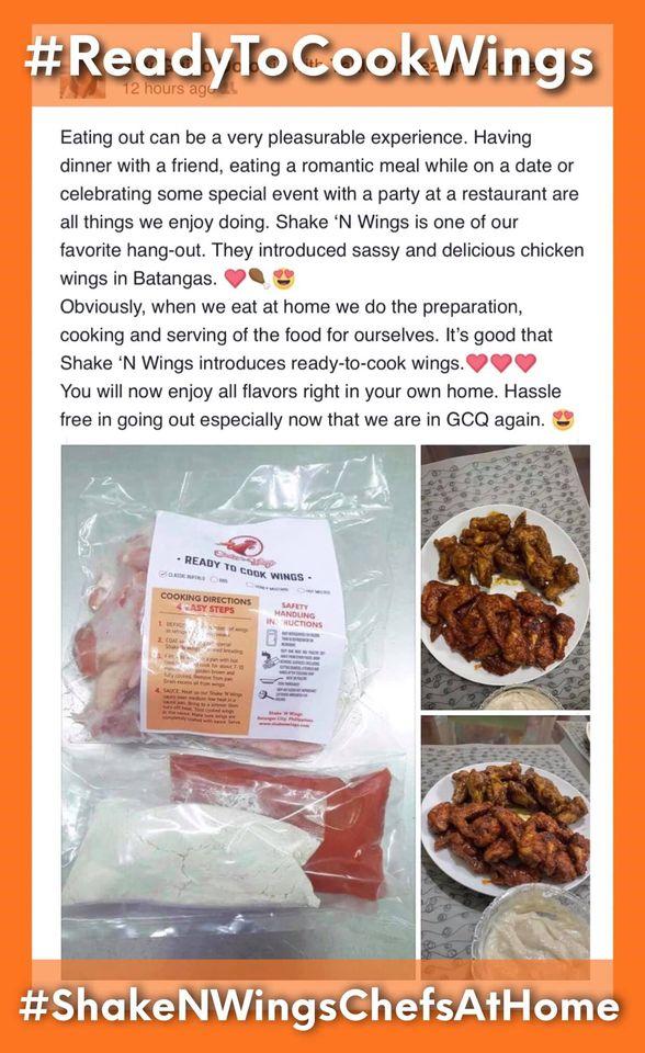 Carta del restaurante SHAKE 'N WINGS, Batangas, Silangan 2