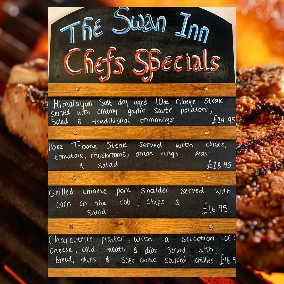 Menu at The Swan Inn Stalham pub & bar, Stalham, 90 High St