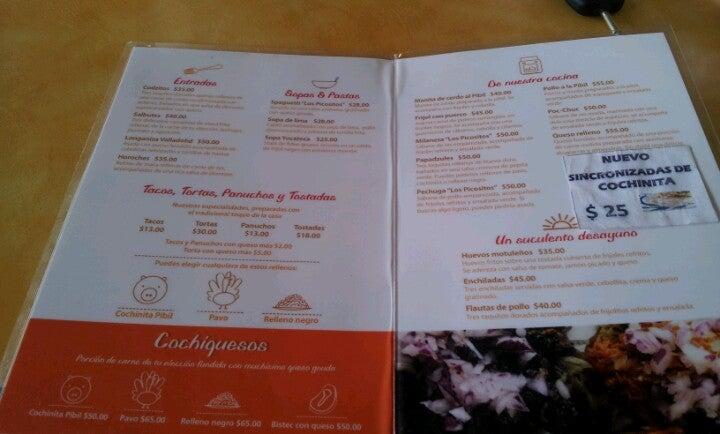 Carta del restaurante Los Picositos - Sta Fe, Ciudad del México, Los ...