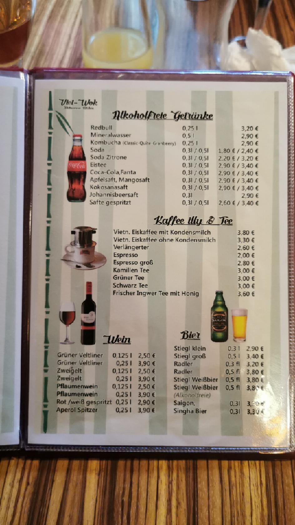Speisekarte von Phung Van Thuc restaurant, Hallein