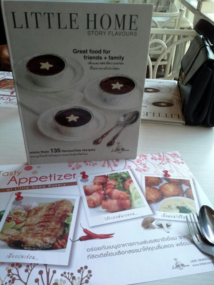 Menu at Little Home Bakery & Restaurant, Bangkok