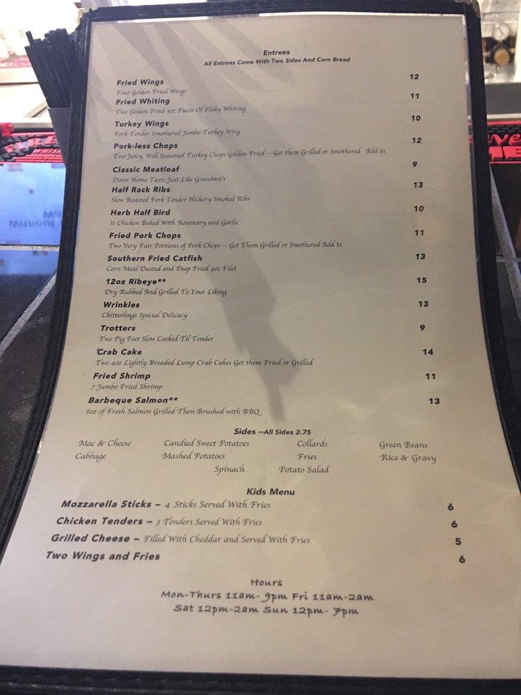 Menu at District pub & bar, Portsmouth