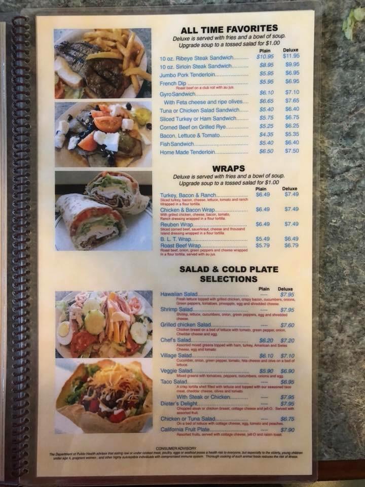 Menu at Riverside Family Restaurant, Ottumwa