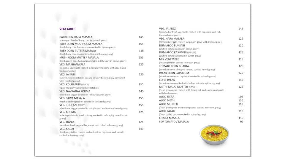 Menu at Mayur Restaurant, Mehsana, 1st floor Meera complex Opp. Sun ...