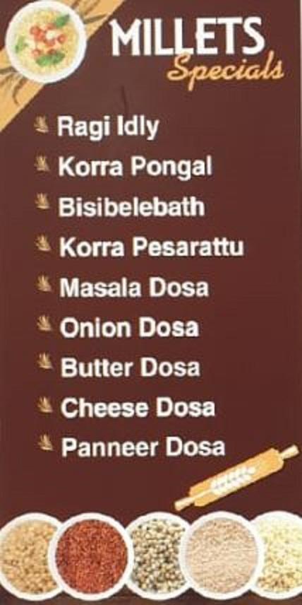 Menu at WHEATLET ( Wheat & Millets Tiffins), India