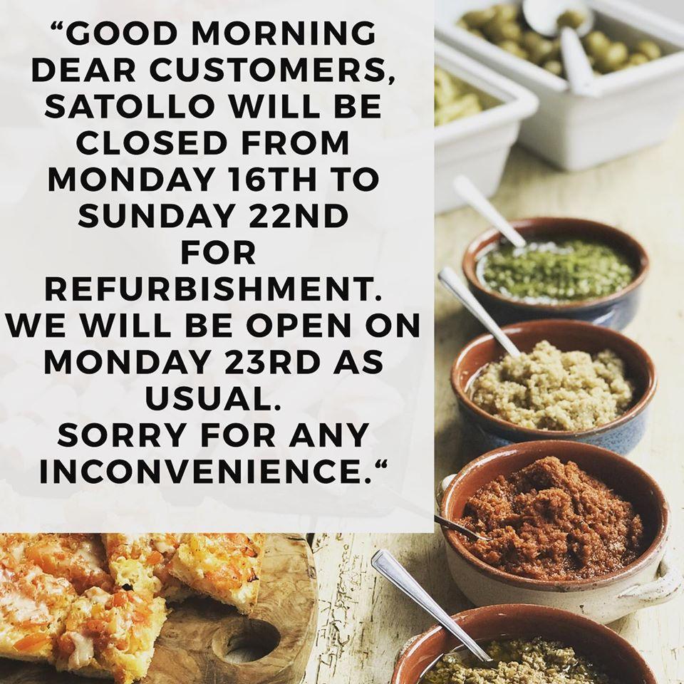 Menu at Satollo pub & bar, Marlow