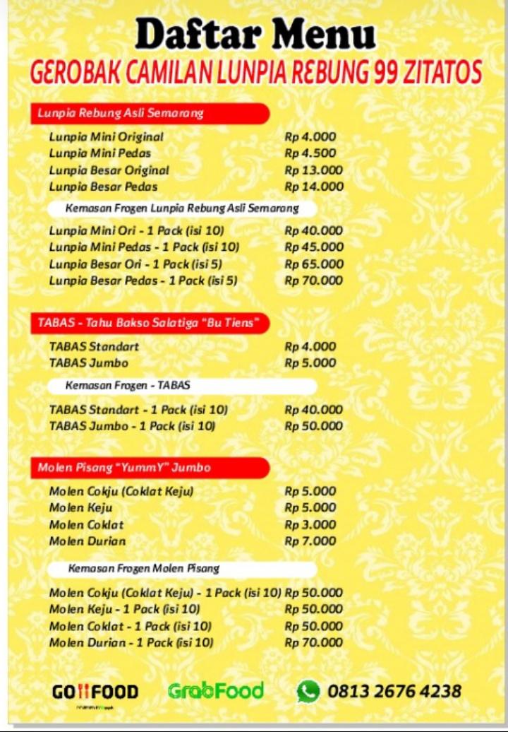 Carta del restaurante Everydays Kebab Puri Gading, Bekasi