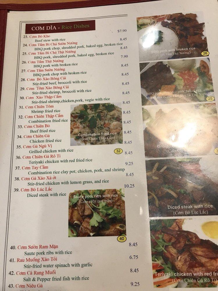 Menu at Pho Ha restaurant, Temecula, Ynez Rd