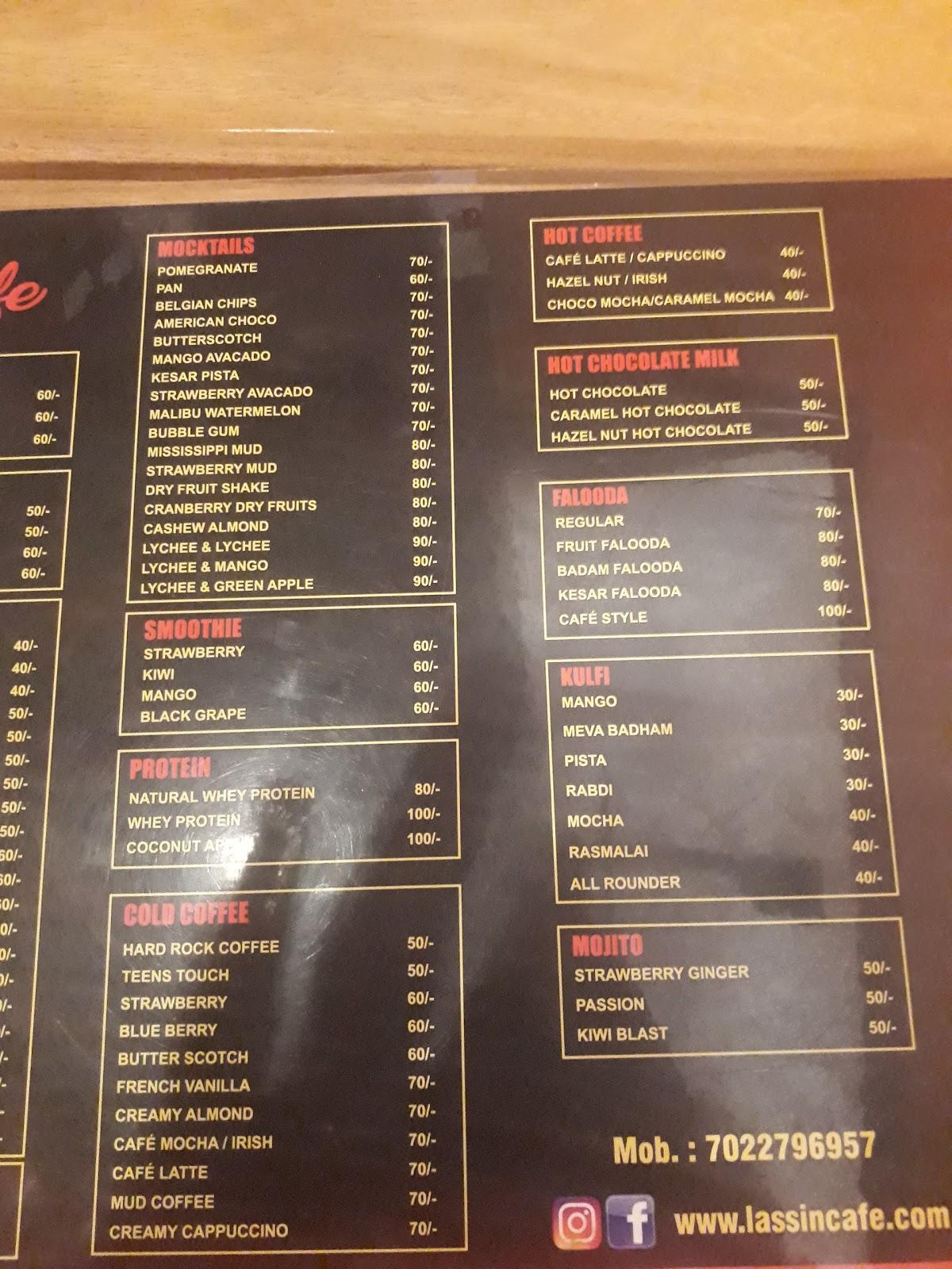 Menu at Malnad iyengar bakery and sweets, Moodbidri