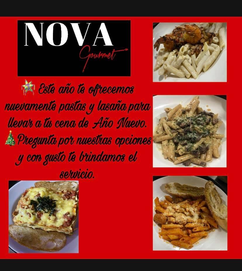Menu at Nova Gourmet restaurant, Tlalnepantla de Baz
