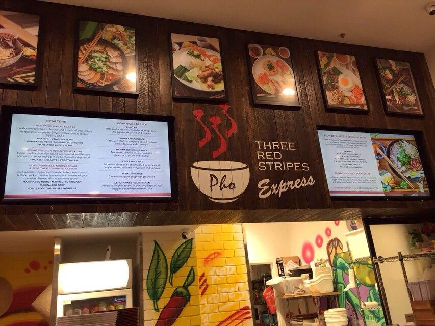 Menu at Three Red Stripes restaurant, Keysborough